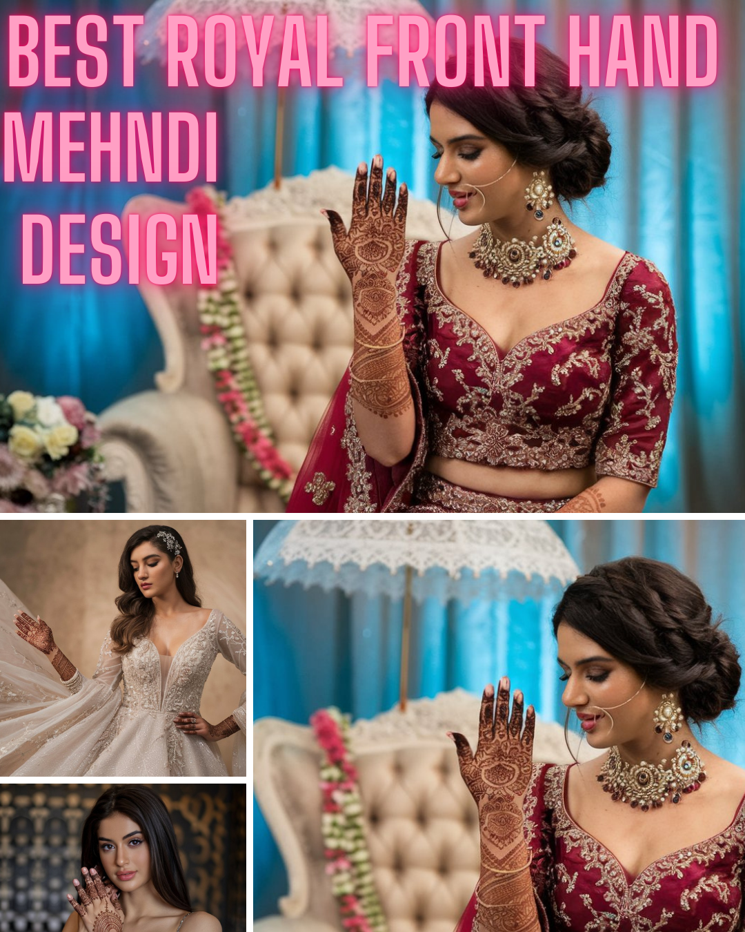 50 + Best Royal Front Hand Mehndi Designs of 2025