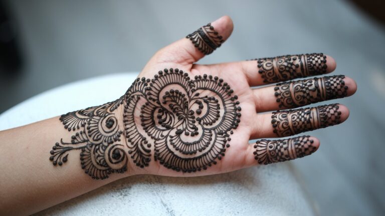 55+ Very Beautiful Stylish Front Hand Mehndi Design | Easy Mehndi ...